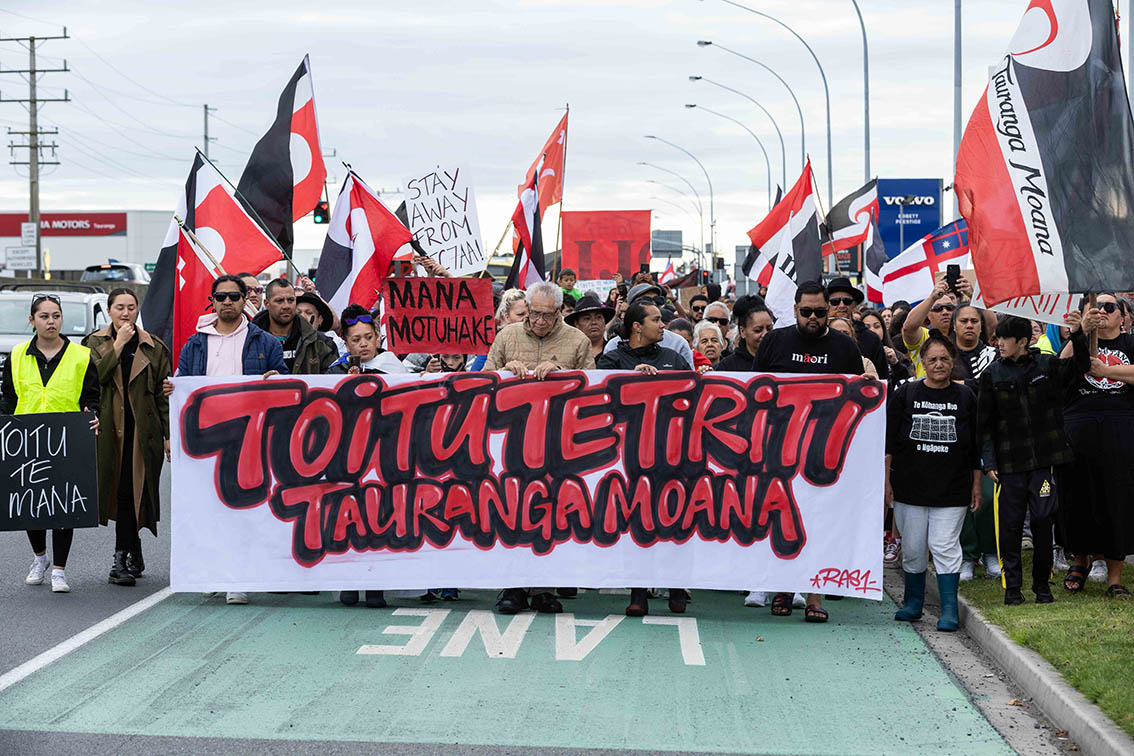 Toitū te Tiriti! Uphold the Treaty! | Red Flag