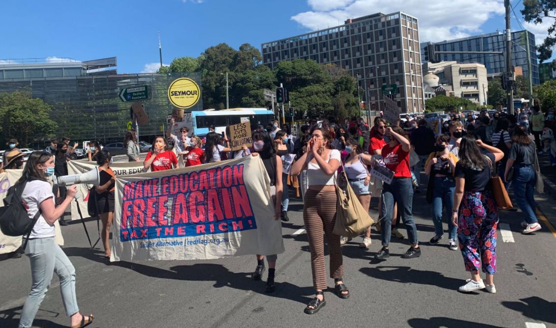 Sydney students defy repression to protest university cuts | Red Flag